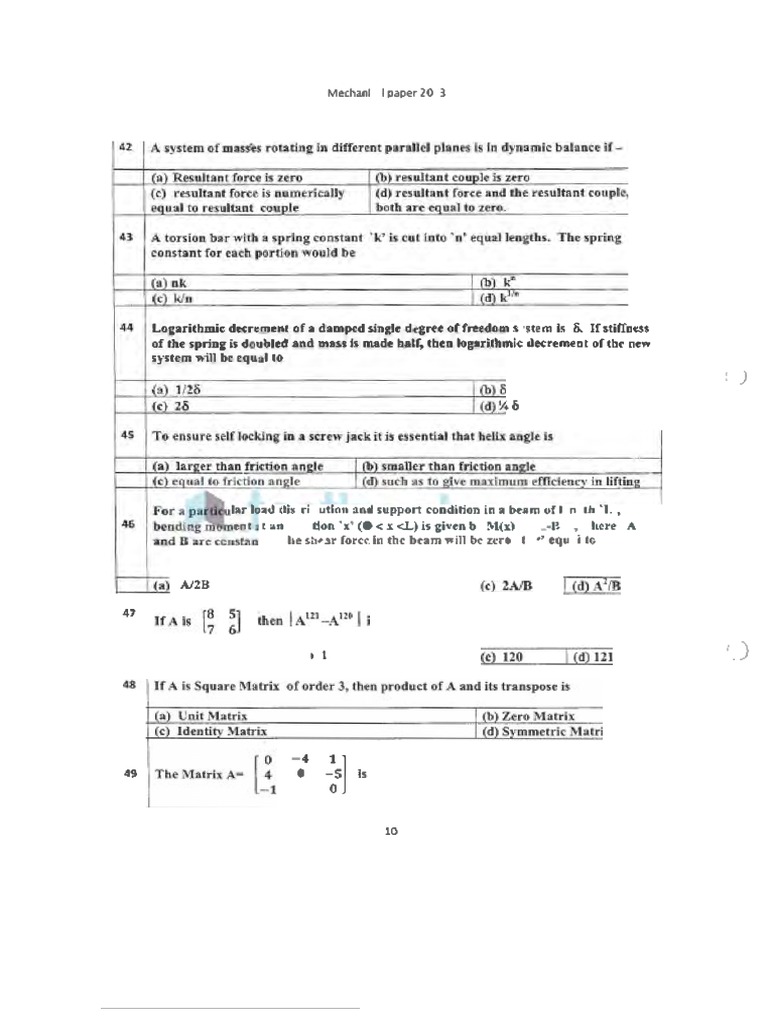 Isro Technician B Computer Science 2013 | PDF | Computer Architecture | Computer Engineering