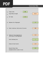 Mix Design M-40 | PDF | Concrete | Building Materials