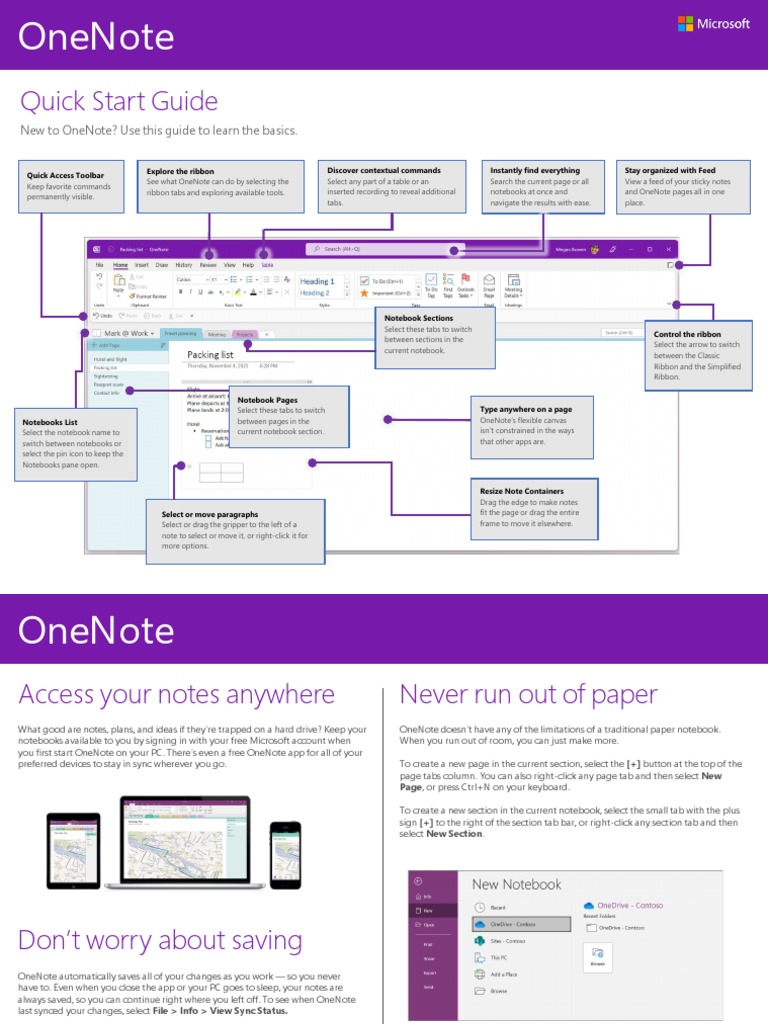 One Note | PDF | Software | Microsoft Windows