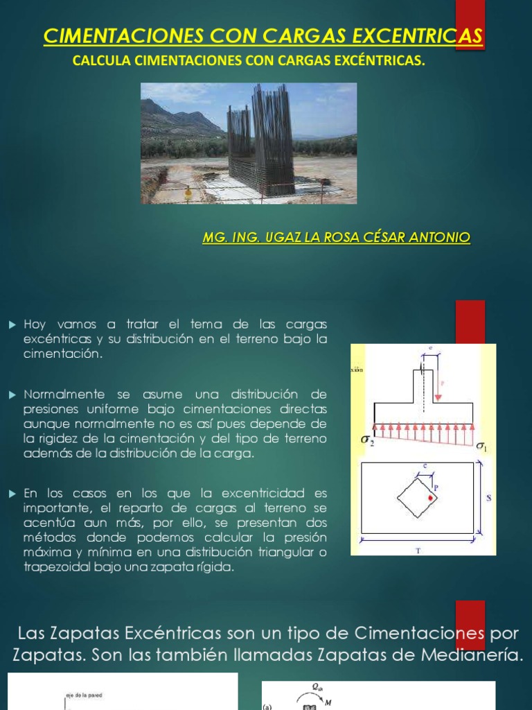 Cimentaciones con Cargas Excentricas | PDF | Fundación (Ingeniería ...
