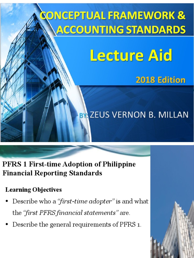 Pfrs 1 - First-Time Adoption of Pfrss | PDF | Business