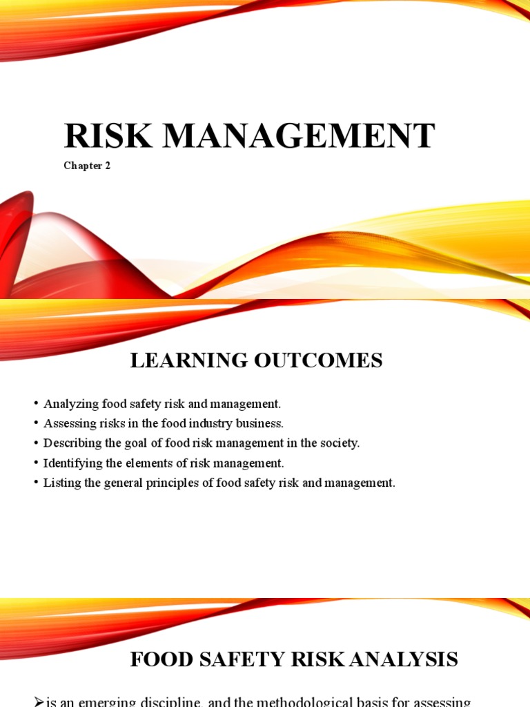 Risk Management Chapter 2 | PDF | Risk | Risk Management