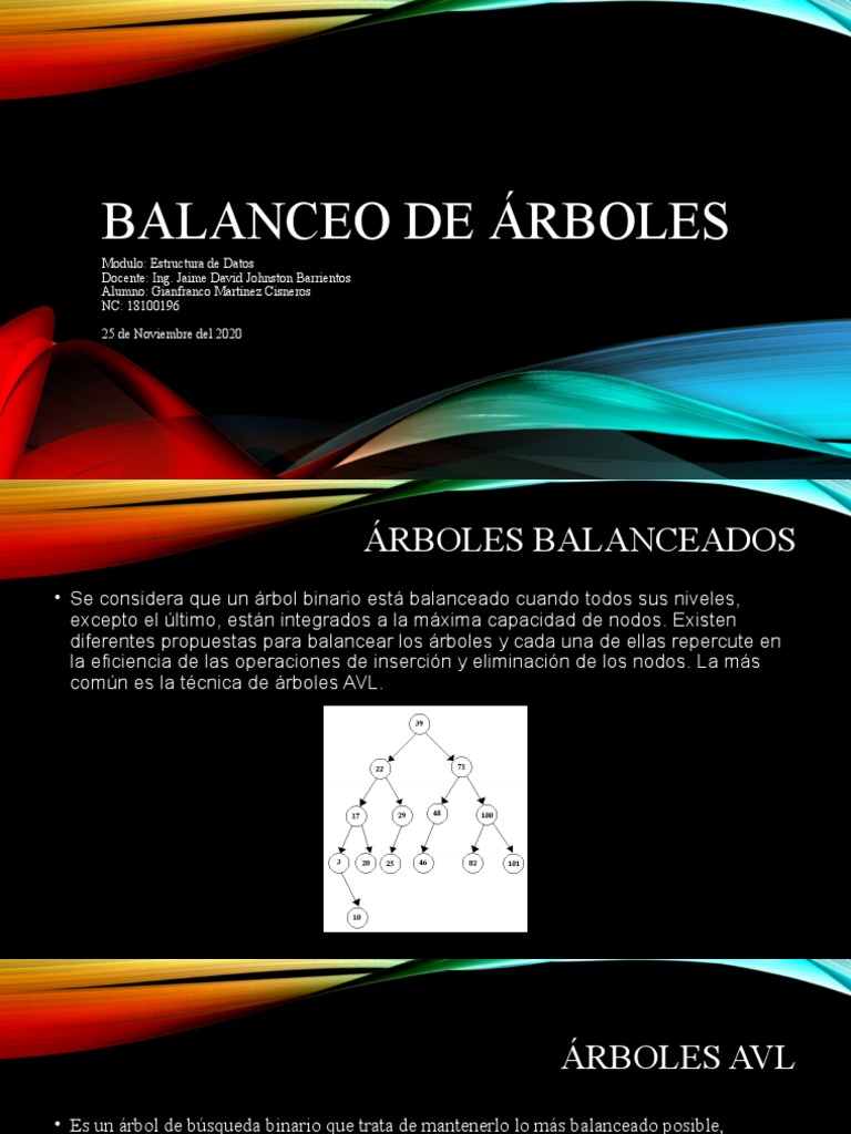 Balanceo de Árboles | PDF | Matemáticas Aplicadas | Ciencias de la ...