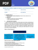 WEEK 3 EAPP Summarizing and Paraphrasing | PDF | Swot Analysis