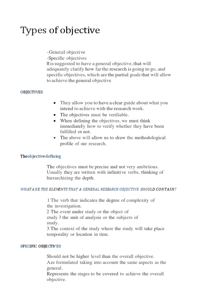 The Objectives | PDF | Self-Improvement | Science & Mathematics
