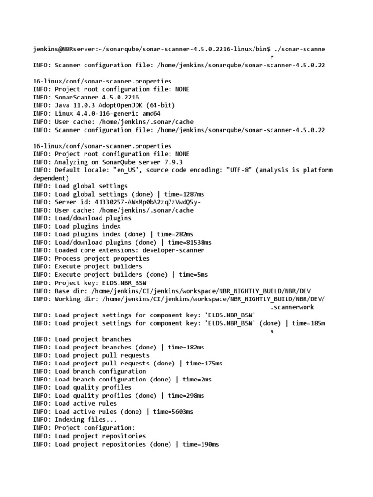 Sonarqube Analysis | PDF | Code | Xml