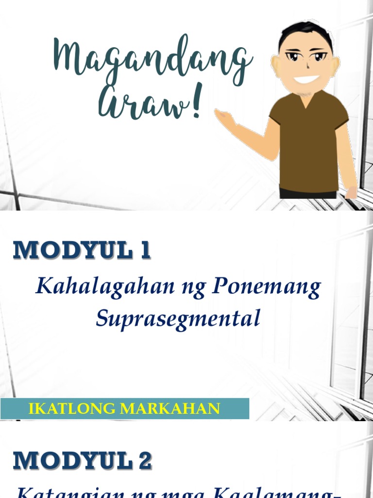 Aralin 1 and 2 | PDF