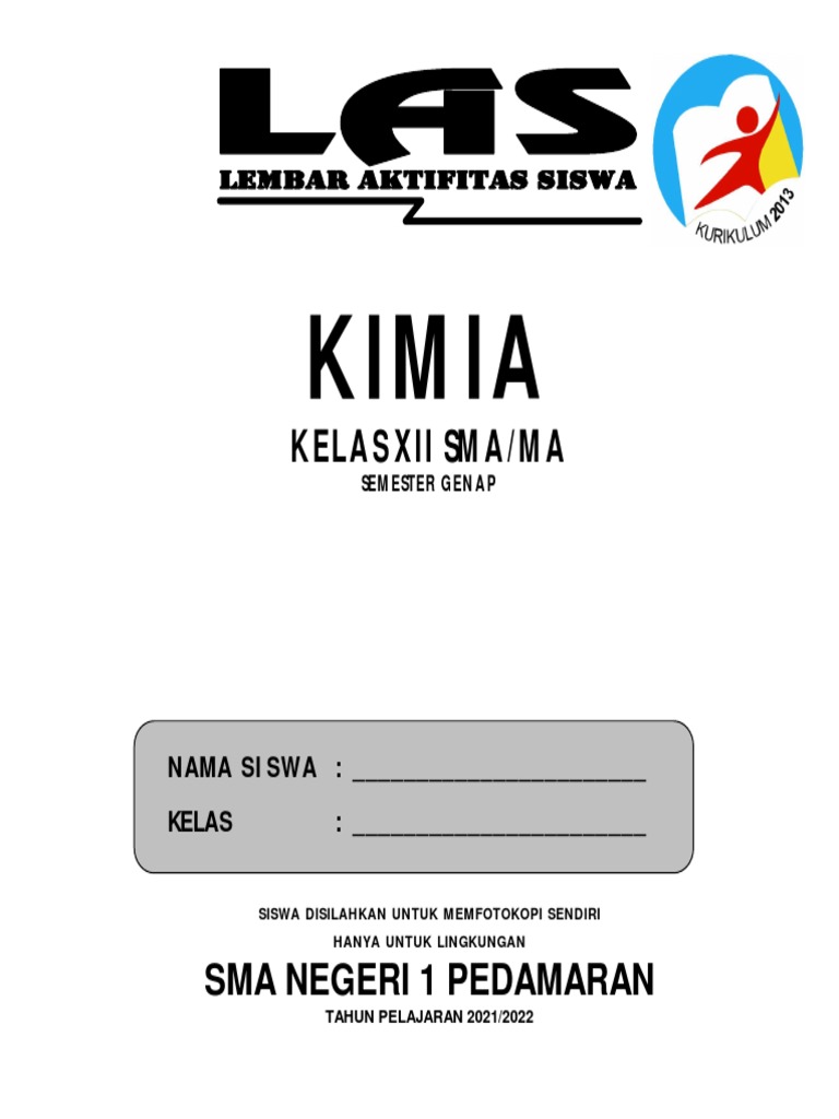 12 sm2 KIMIA | PDF