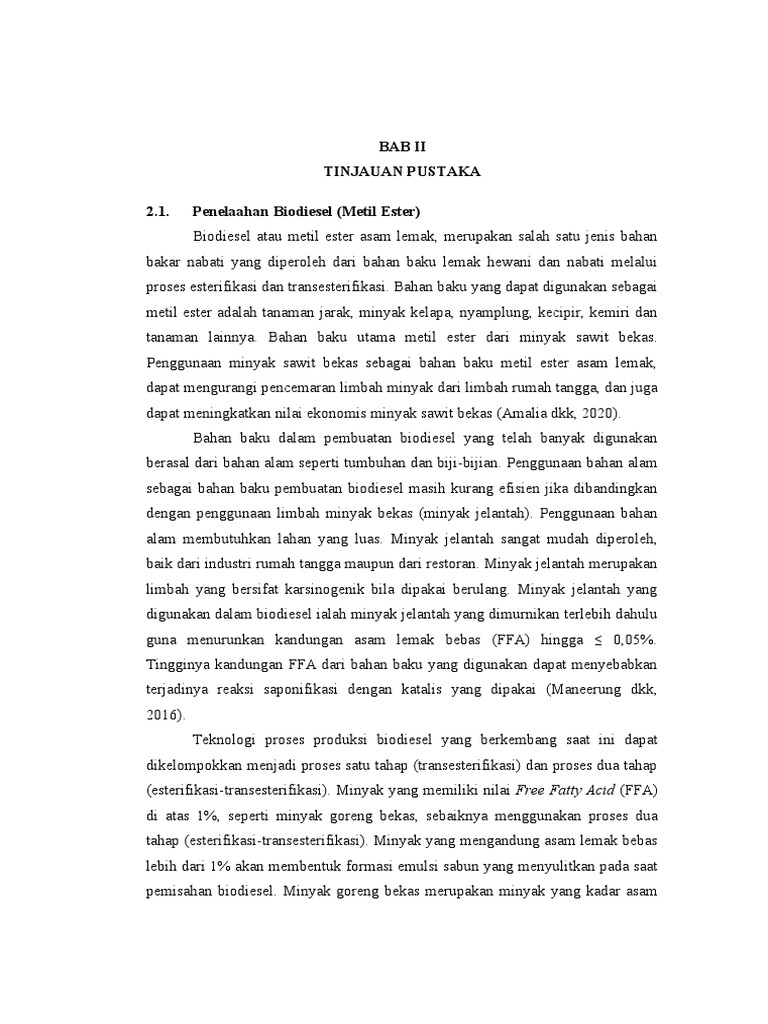 BAB II Subbab 2.1 Puti | PDF | Teknologi & Rekayasa