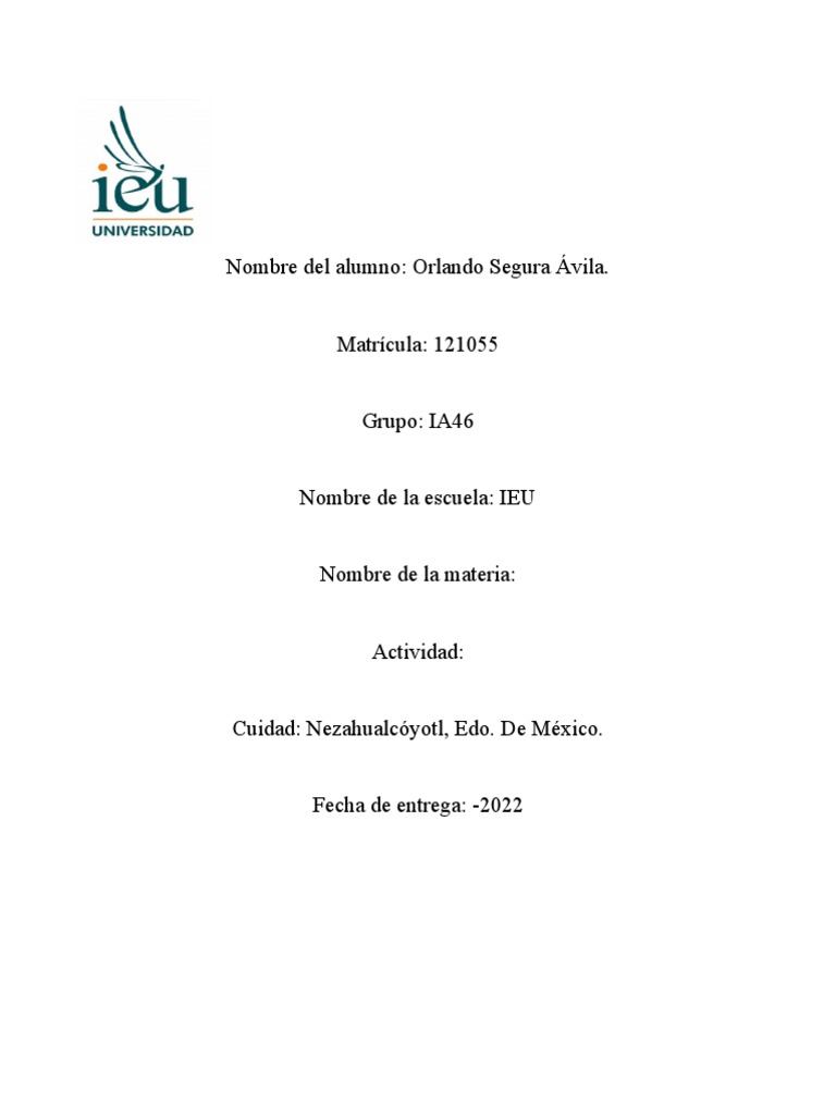 Portada IEU | PDF