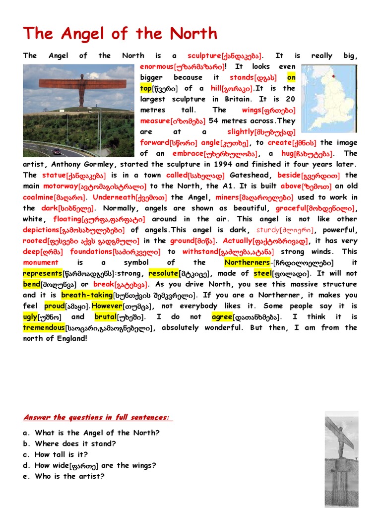 Overview of the Angel of the North | PDF | Social Science | Art