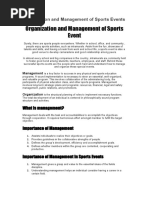 Objectives of Sports | PDF | Goal | Sports