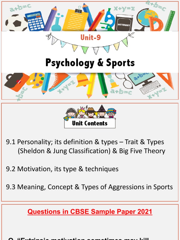 CH-9 Class 12 | PDF | Motivation | Motivational