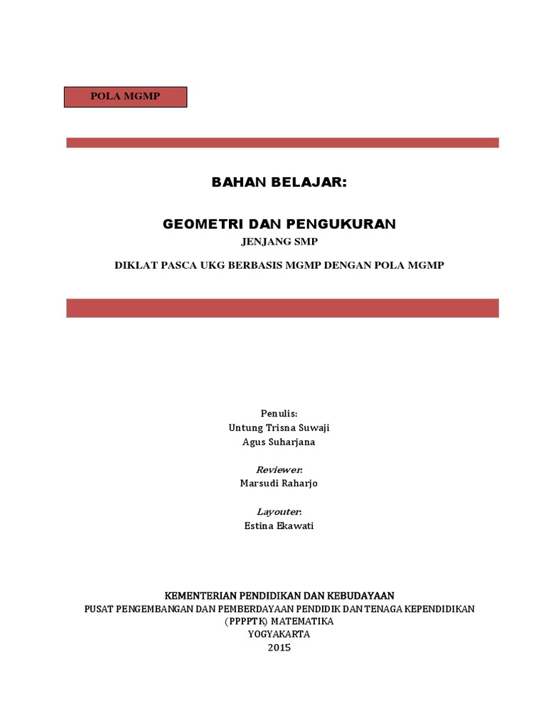 Geometri SMP MGMP | PDF | Karier & Perkembangan