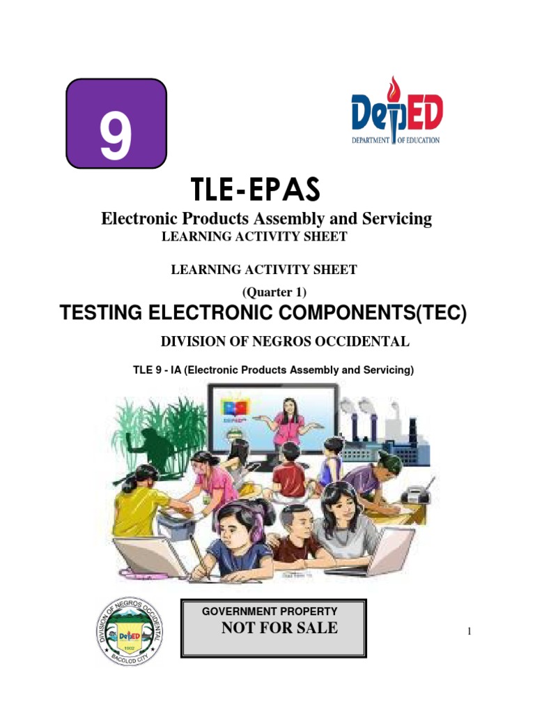 Tle-Epas: Testing Electronic Components (Tec) | PDF | Resistor | Learning