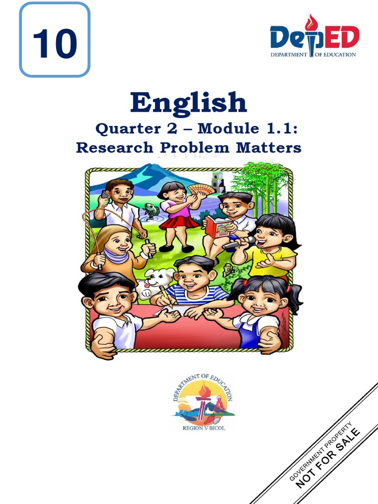English 10 2nd Quarter Module 1.1 | PDF | Question | Cognition