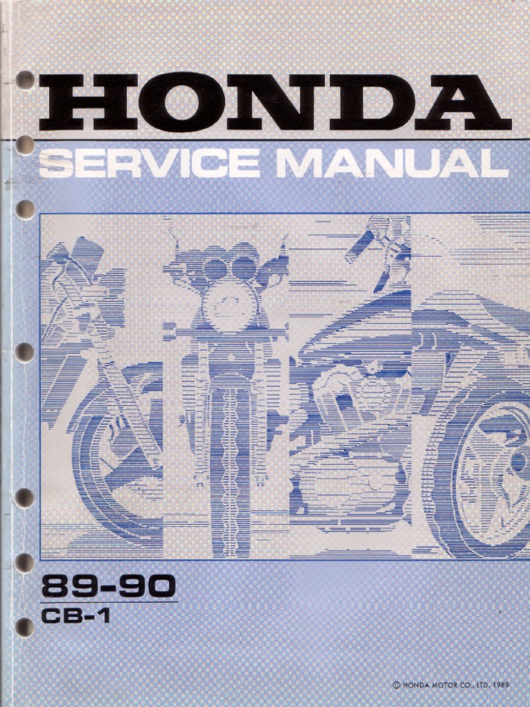 CB-1 Honda Service Manual | PDF