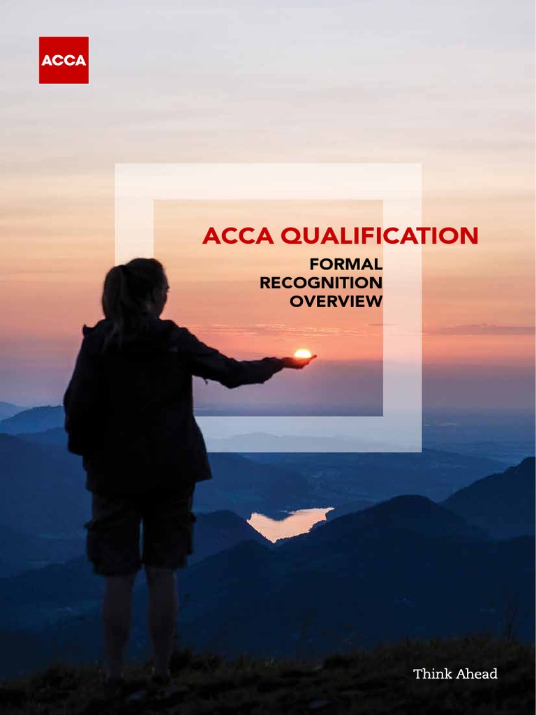 ACCA Qualification (Formal Recognition Overview) 2021 | PDF ...