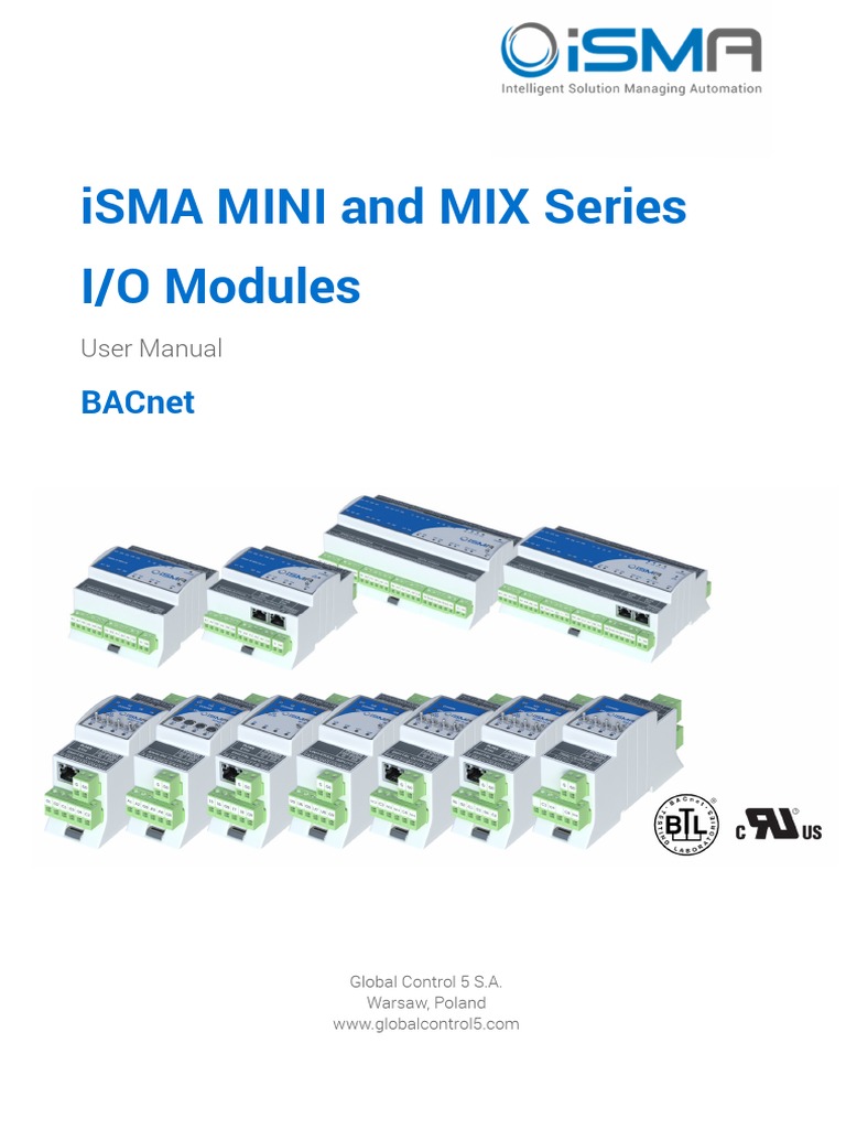 Isma-B-Mini and Mix Series Io Manual Bacnet | PDF | Electromagnetic ...