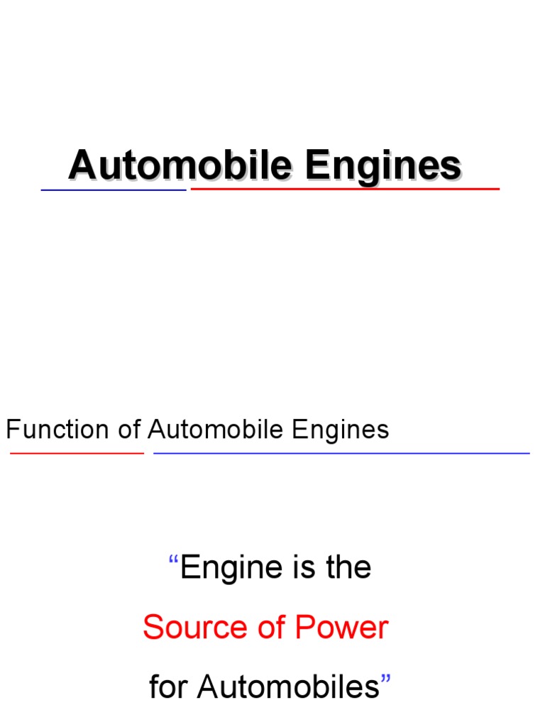 Engine Basics - 1 | Download Free PDF | Horsepower | Diesel Engine