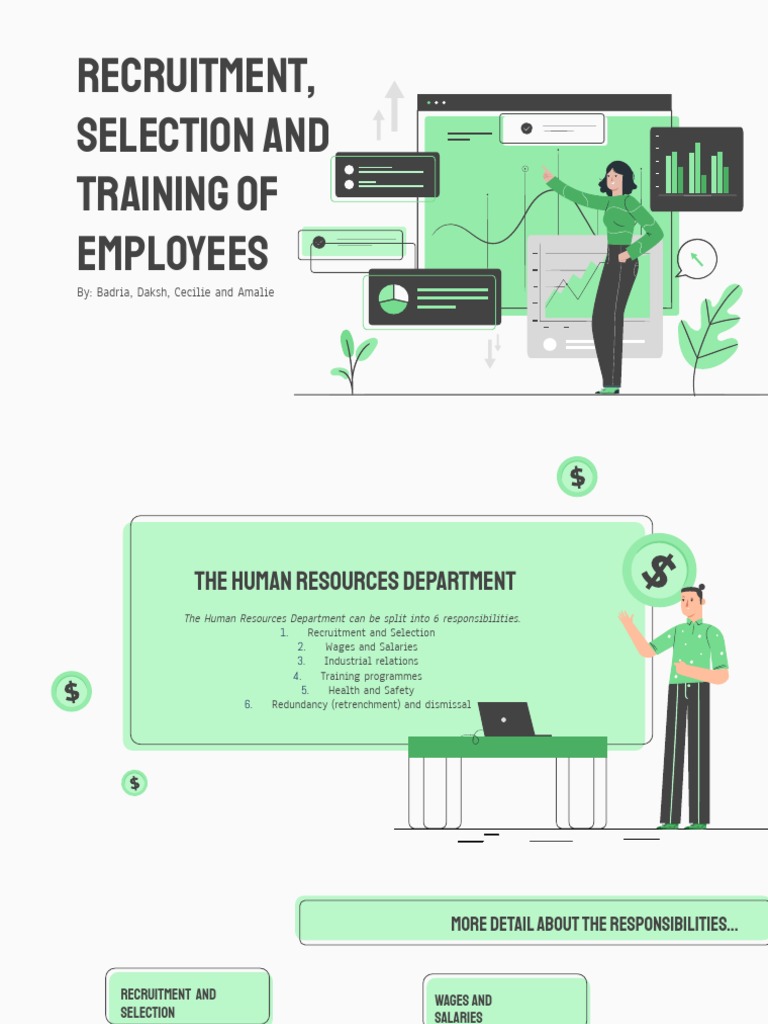 Recruitment, Selection and Training of Employees | PDF | Recruitment ...