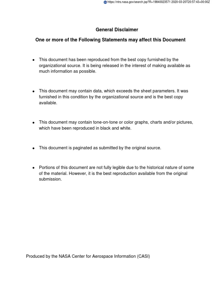 General Disclaimer One or More of The Following Statements May Affect ...