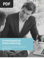 PEACE Model for Investigative Interviews | PDF | Interview | Evaluation