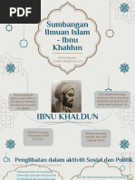 Sumbangan Ibnu Khaldun | PDF