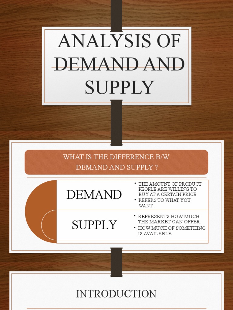 Analysis of Demand and Supply | PDF | Demand | Demand Curve