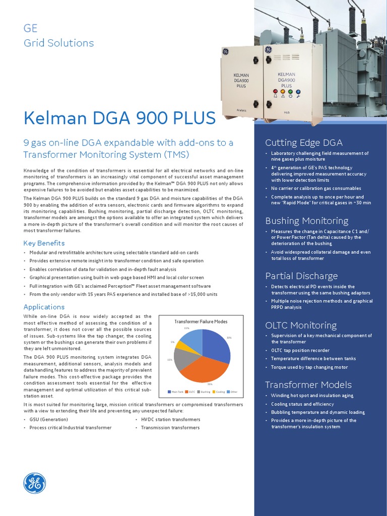 Kelman DGA 900 PLUS: Grid Solutions | PDF | Transformer | Reliability ...
