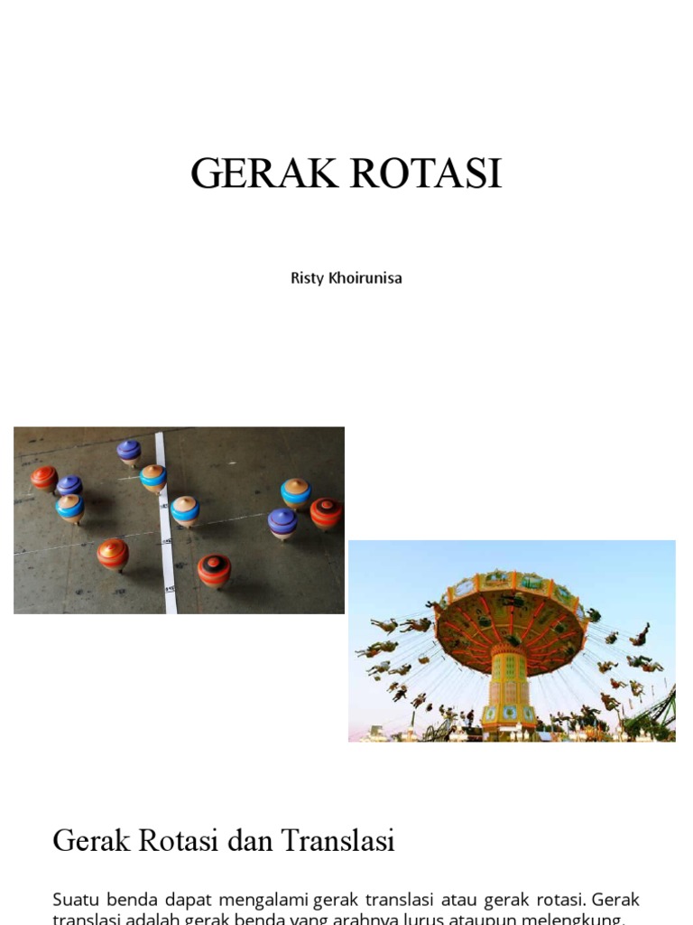 Fisika I - Gerak Rotasi | PDF