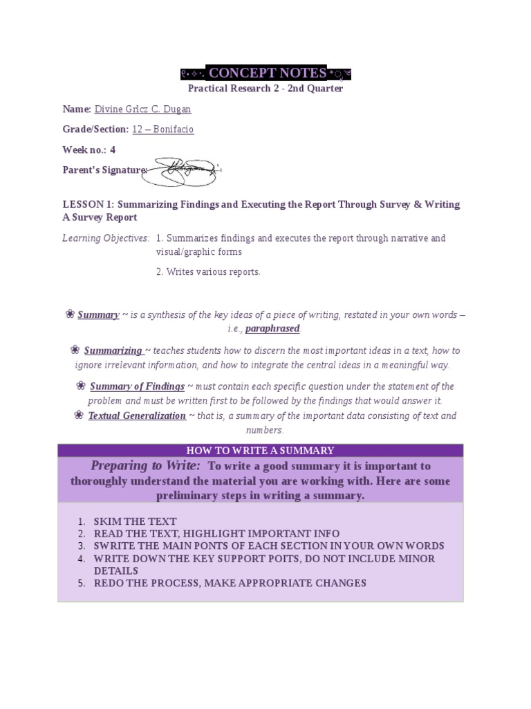 Q2 EAPP W4 Dugan Divine GRLCZ C | PDF | Survey Methodology | Stress (Biology)