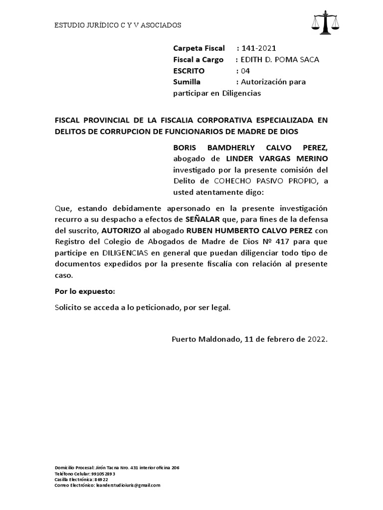 Autorizo Recabar | PDF