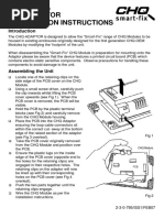 CHQ Modules (INPUTS) Instructions | PDF | Detector (Radio) | Switch