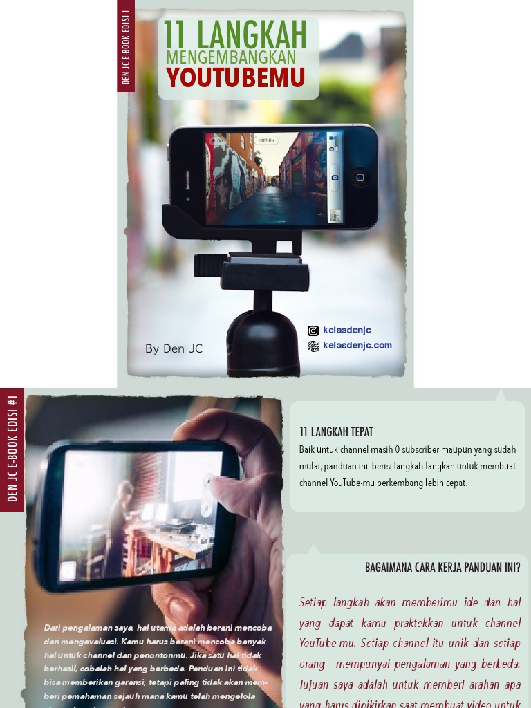 11 Tahapan Youtube Sukses 1 | PDF