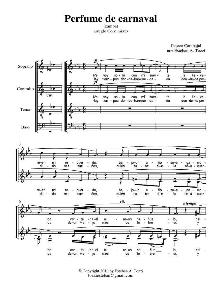 Perfume de Carnaval | PDF