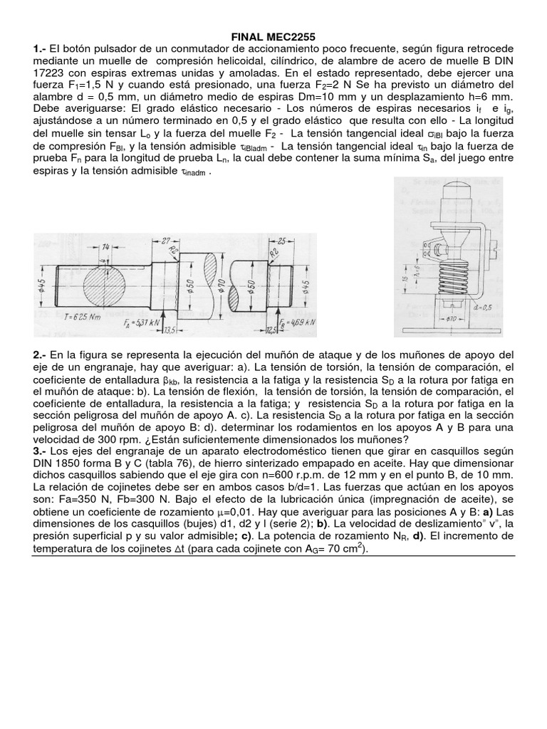 Final 2255 | PDF | Rodamiento (Mecánico) | Fatiga (material)