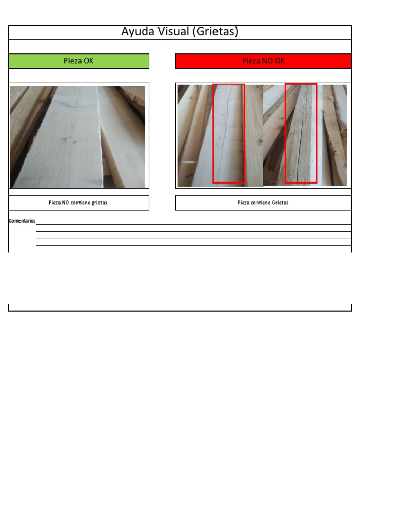 Ayudas Visuales (Grietas, Faltante de Material) | PDF