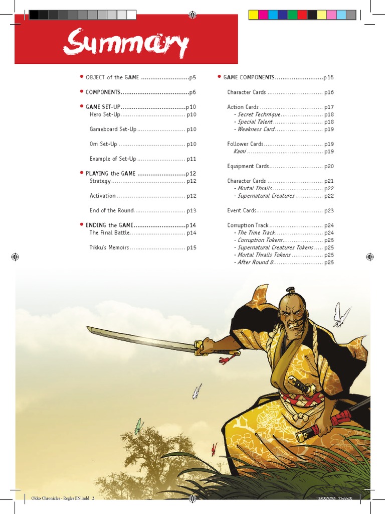 Okko Chronicles Game Rules Guide | PDF