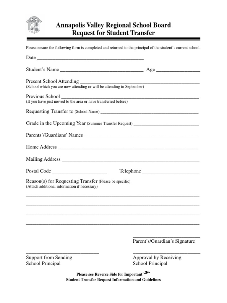 Student Transfer Request Guidelines | PDF | Address (Geography) | Justice