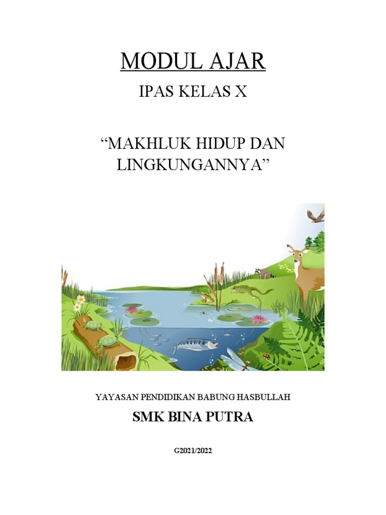 Makhluk Hidup Dan Lingkungannya - Modul Ajar IPAS | PDF