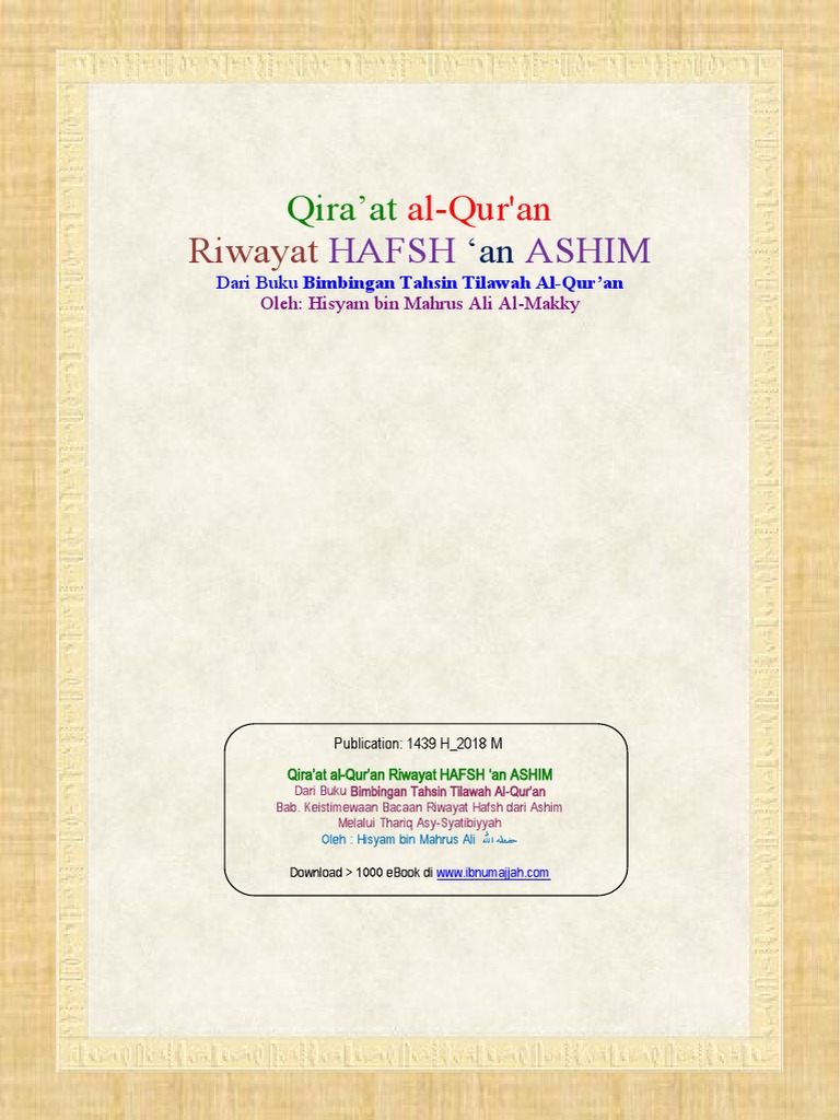 Panduan Qira'at Hafsh 'an Ashim | PDF | Agama & Spiritualitas
