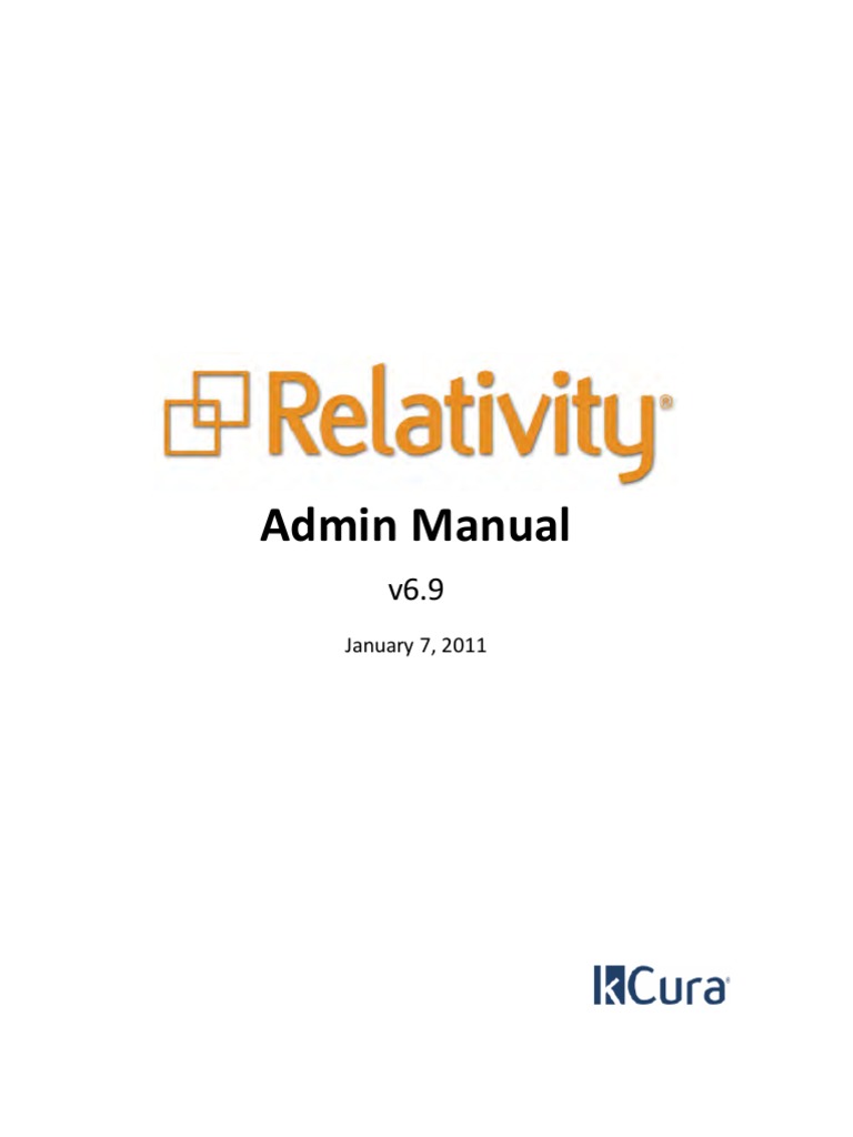 Relativity Admin Manual | PDF | Hyperlink | Computer File