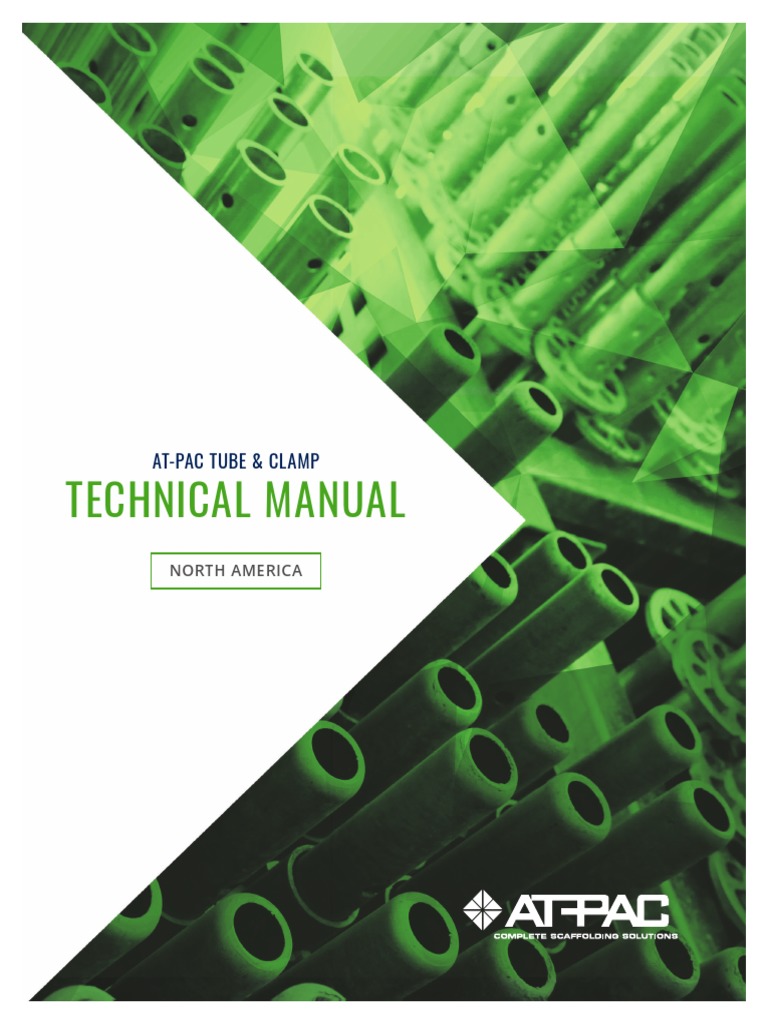 Technical Manual: At-Pac Tube & Clamp | PDF | Beam (Structure) | Bending