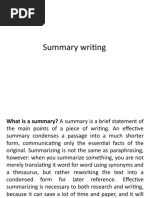CSEC Summary Writing Guide | PDF | Human Communication | Linguistics
