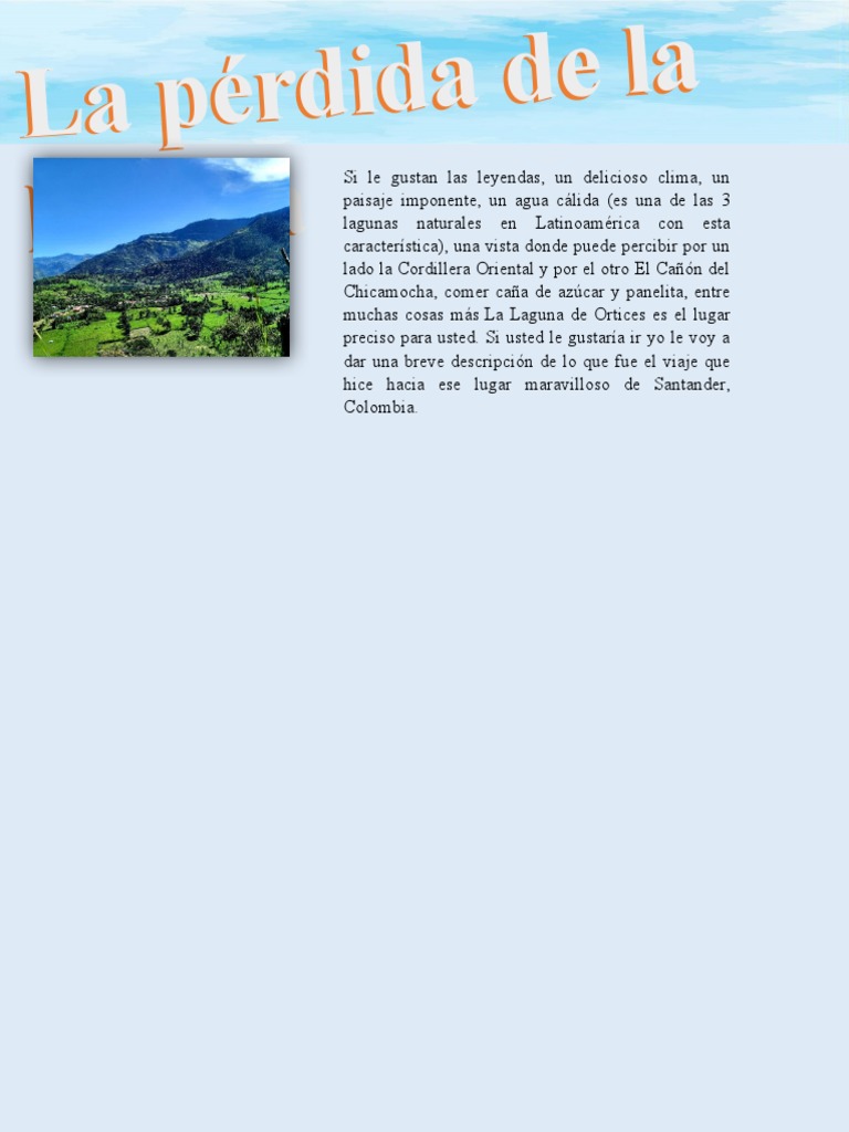 Cronica Daniel Rodelo Laguna Ortices | PDF