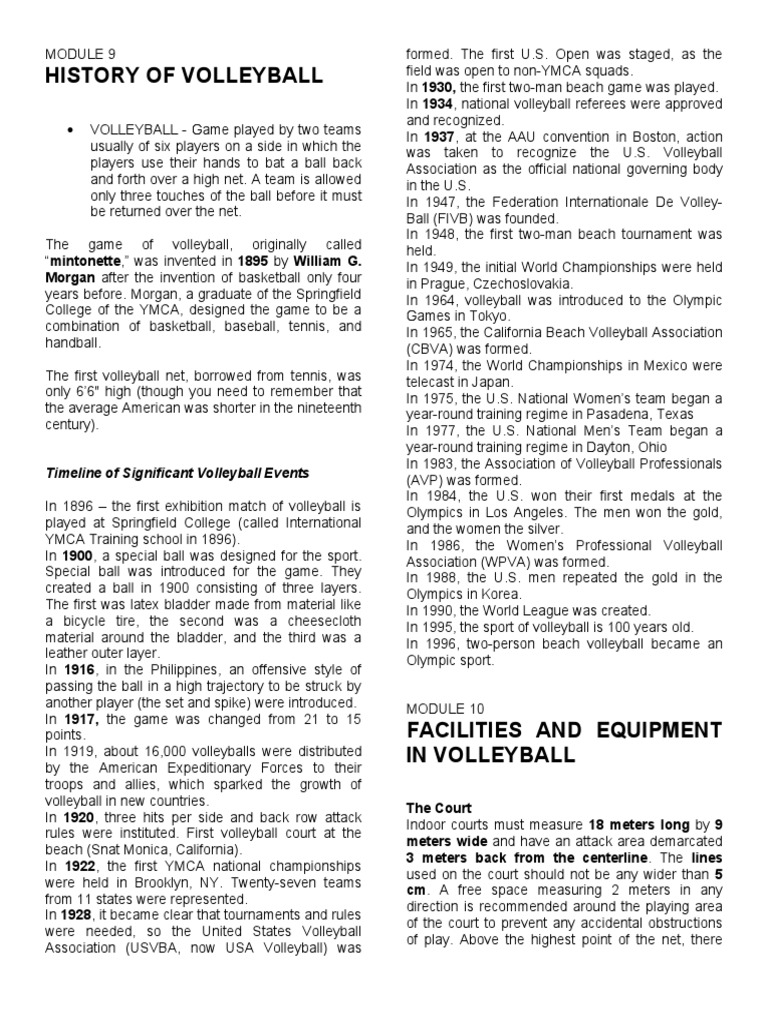 PE MODULE 9-12 Reviewer | PDF | Volleyball | Sports