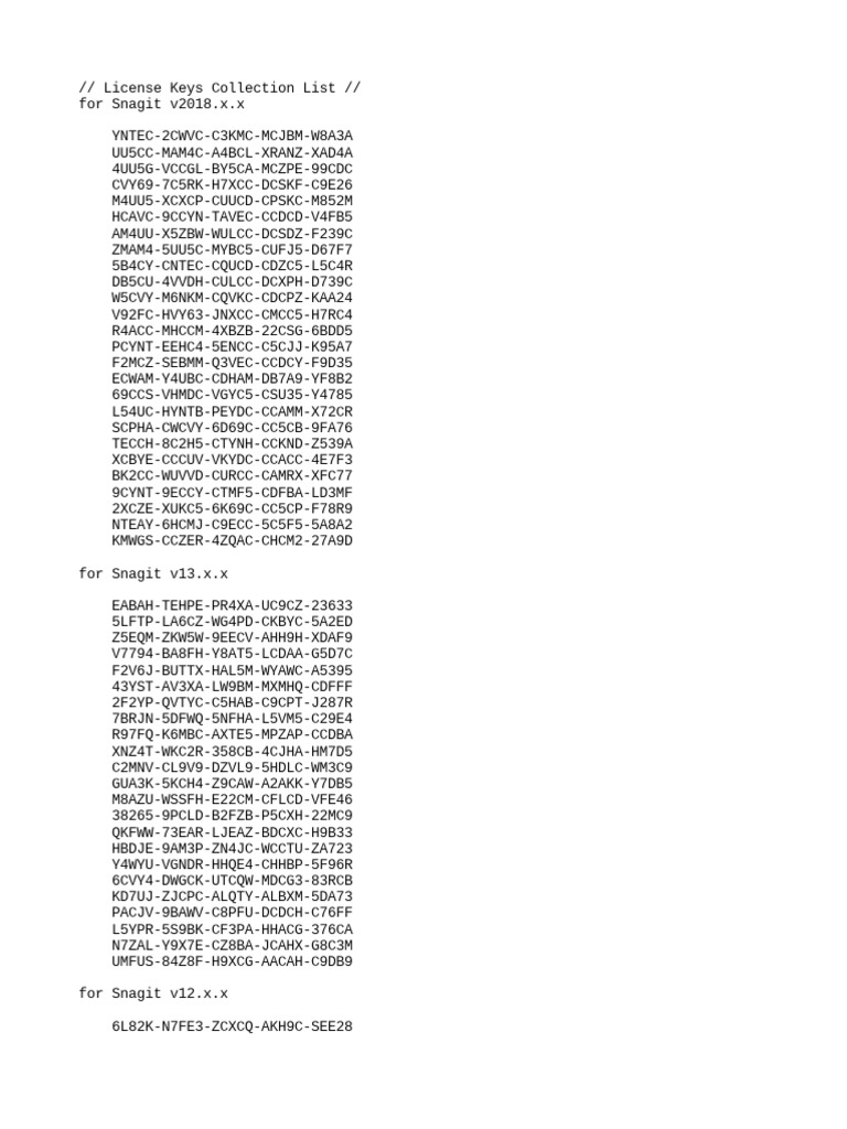 Snagit CD Key | PDF | Computer Architecture | Apple Inc.