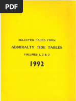 ADMIRALTY Tide Tables 2024 | PDF