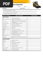 Bucket Truck Inspection Checklist | PDF | Truck | Vehicles